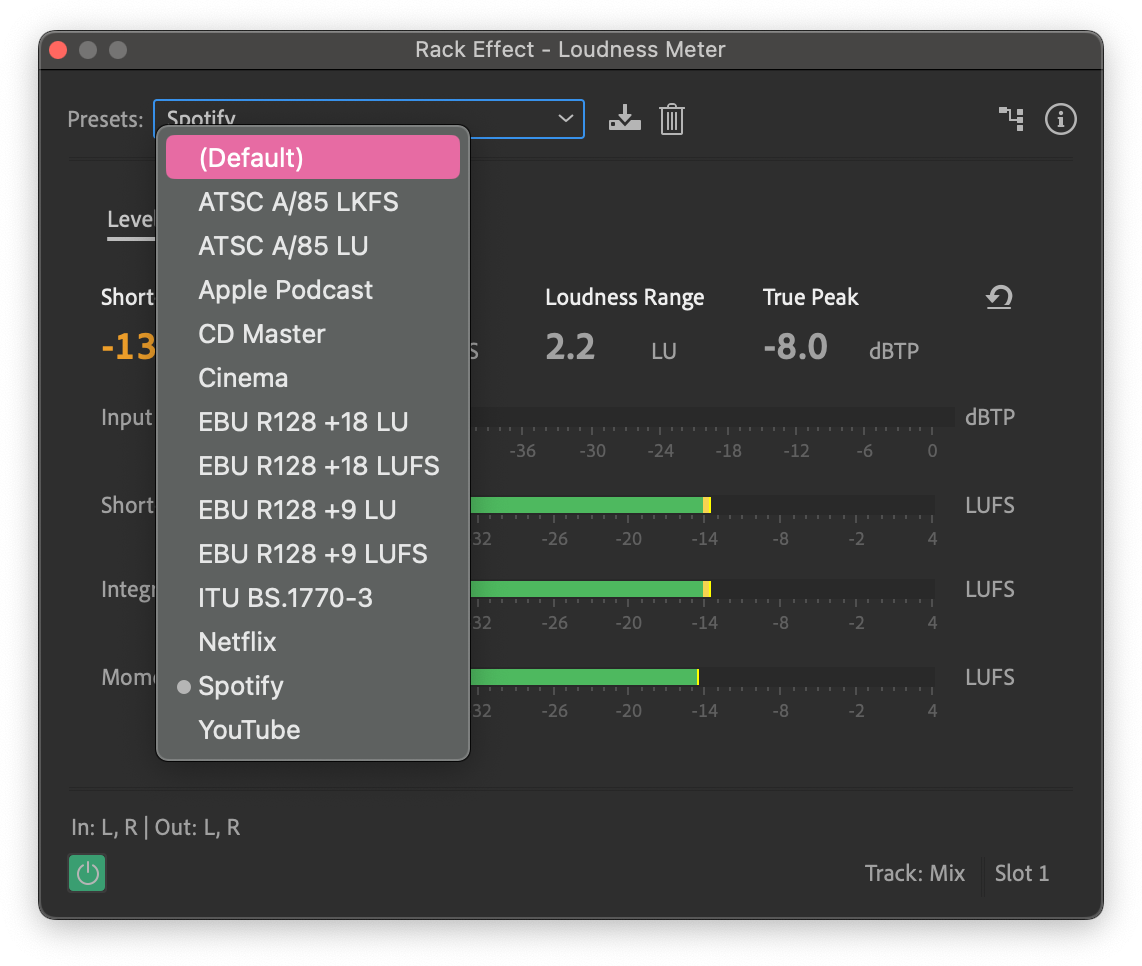 Loudness Meter